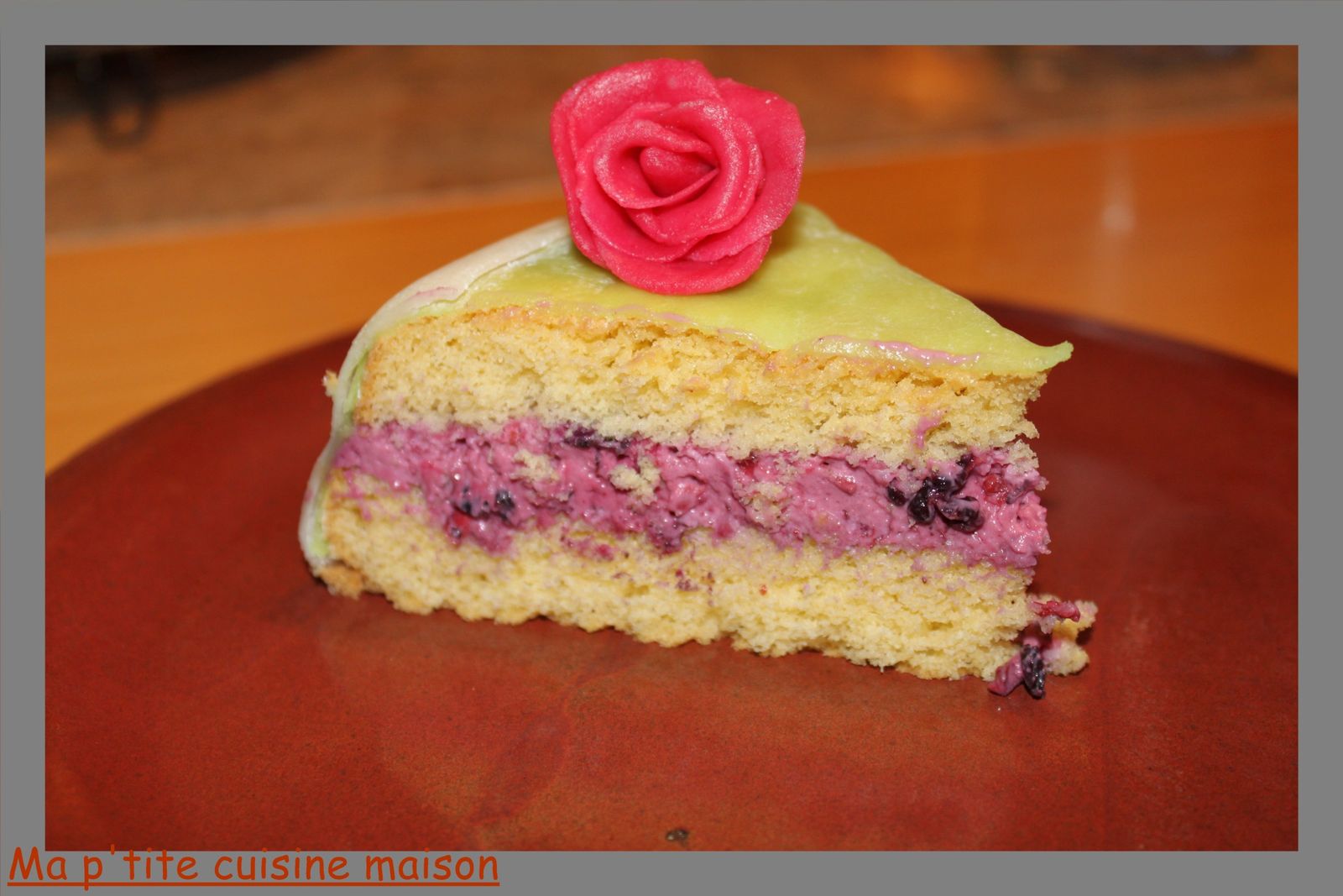 Gateau aux fruits rouges - Ma p'tite cuisine maison