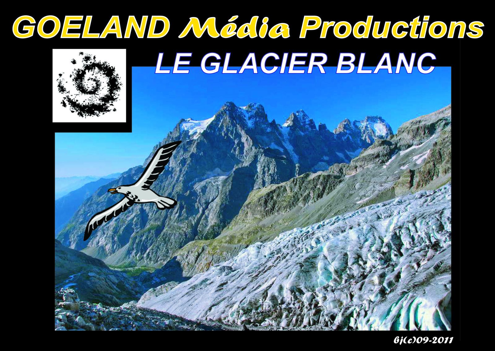 -- LE GLACIER BLANC -- trés faciles d'accés -- hélas en pleine fonte ...