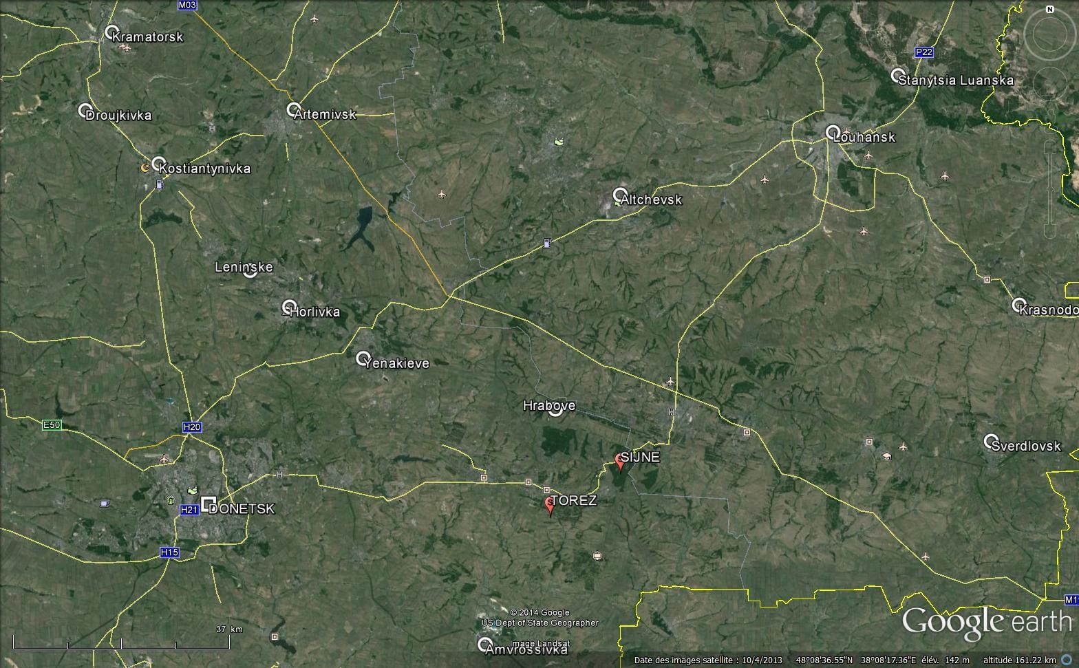 Torez, Ukraine - Paesaggio, paysages