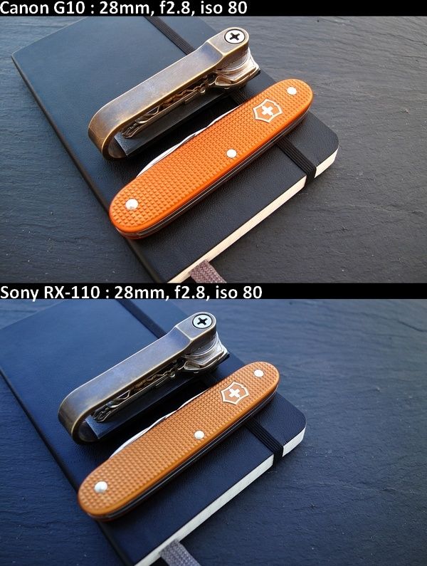 Test : SONY RX-100 vs CANON G10 - le coutographe