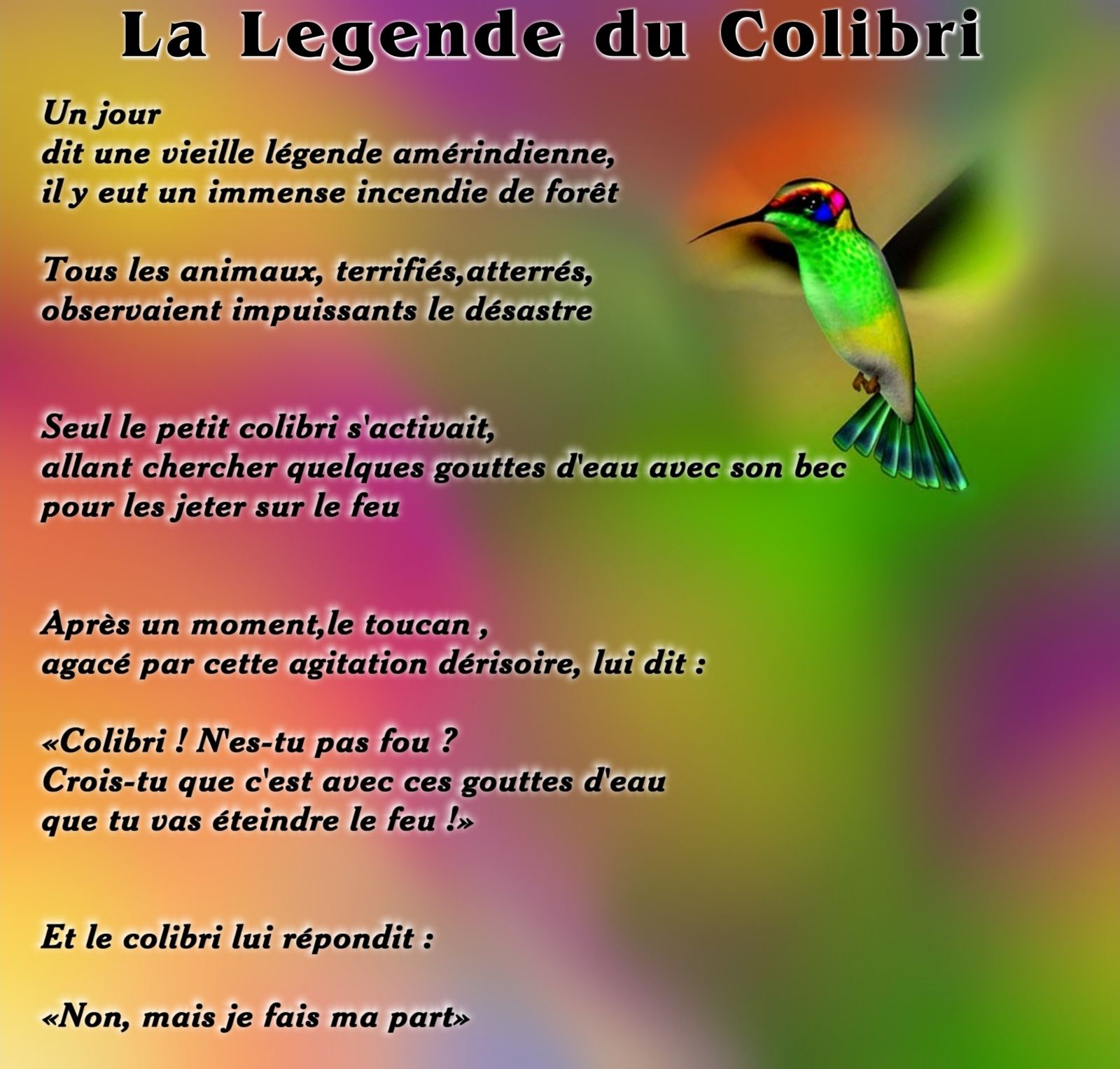 UN PEU DE MAGIE EN CE JOUR PAR LA VISITE DU COLIBRI!!! - Bienvenue dans ...
