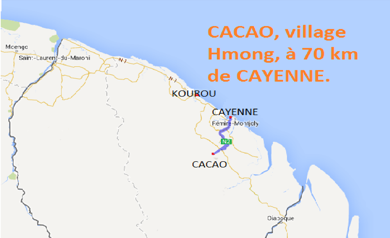 Cacao, village agricole Hmong de Guyane - Un jour en Guyane