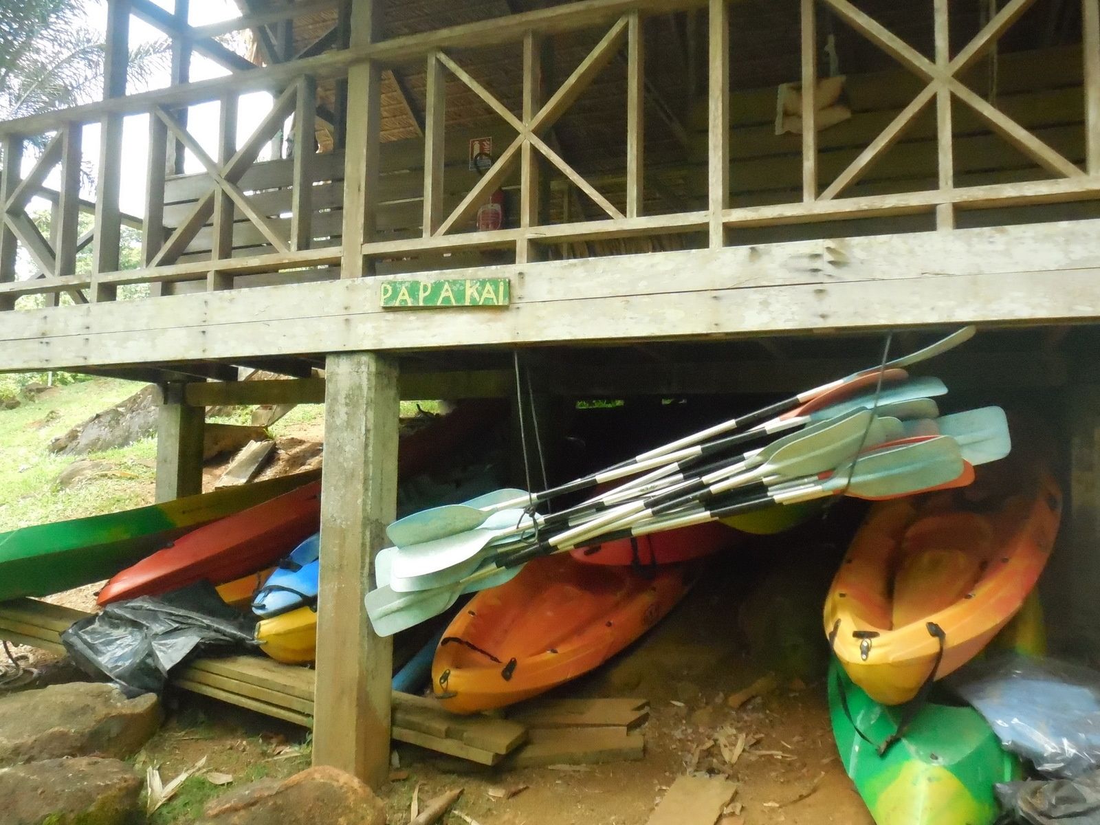 CULTURE SARAMACA A KOUROU : Asso Papakai et son camp touristique - Un ...