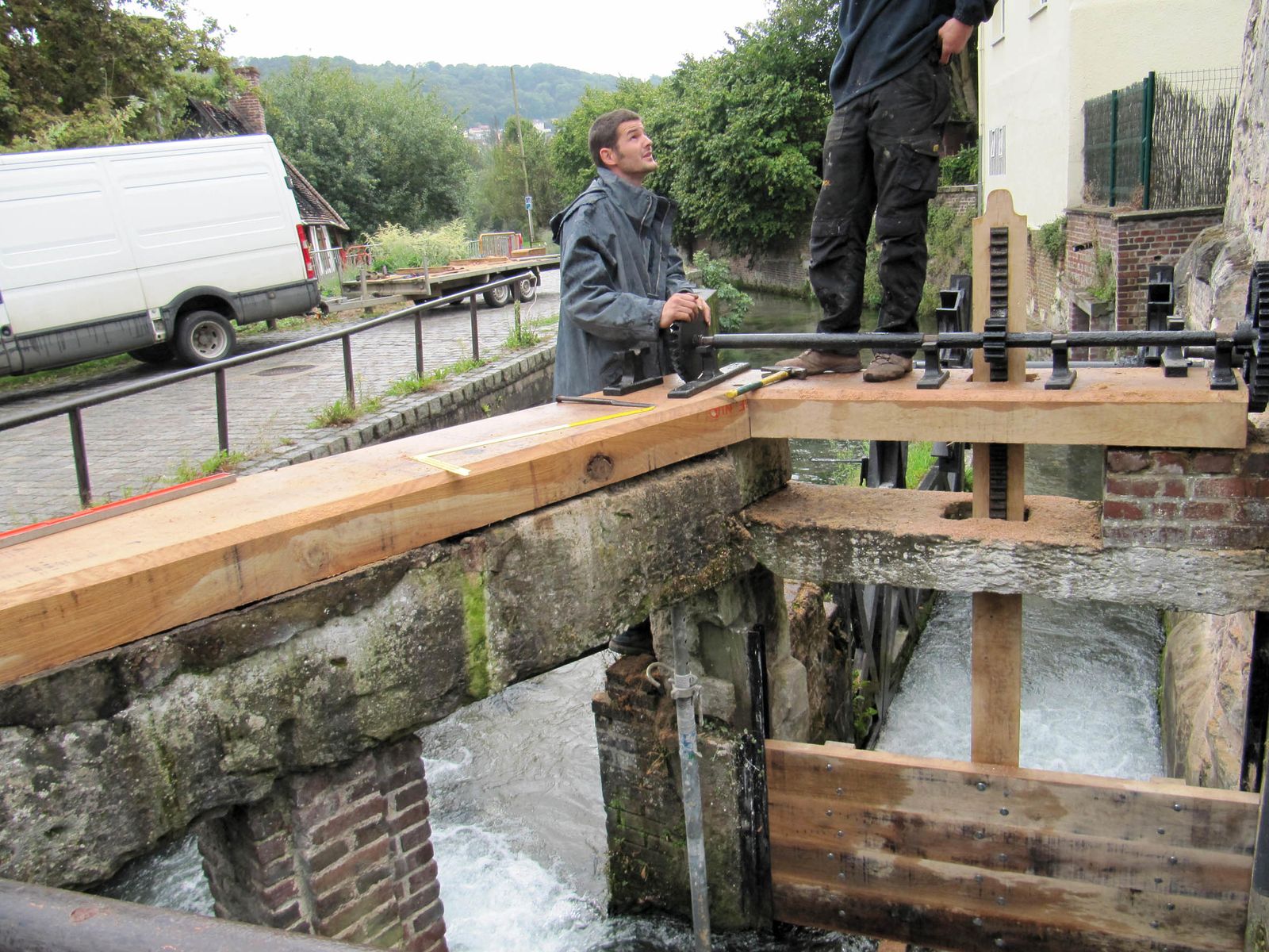 Le nouveau vannage est arrivé ! - Moulin de la Pannevert