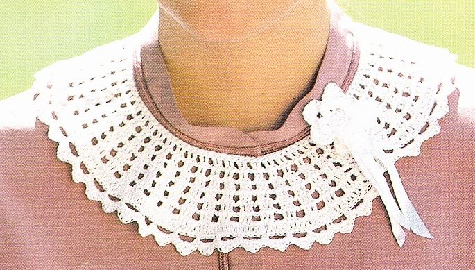 Col au crochet - Le blog de La malle ô trésor de Sylvie