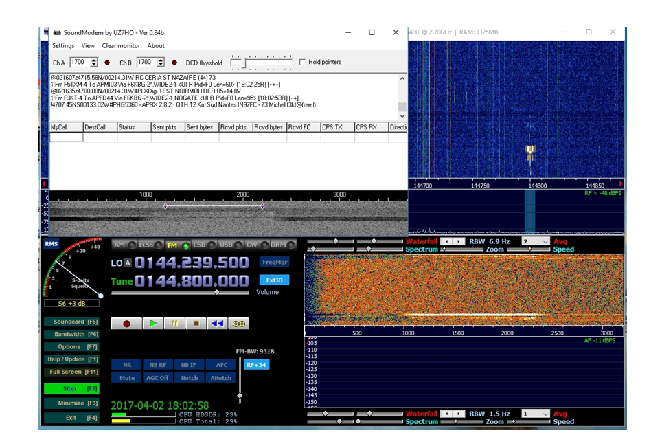 Réception avec HDSDR - RADIO AMATEUR F6CNK et MATERIEL MILITAIRE