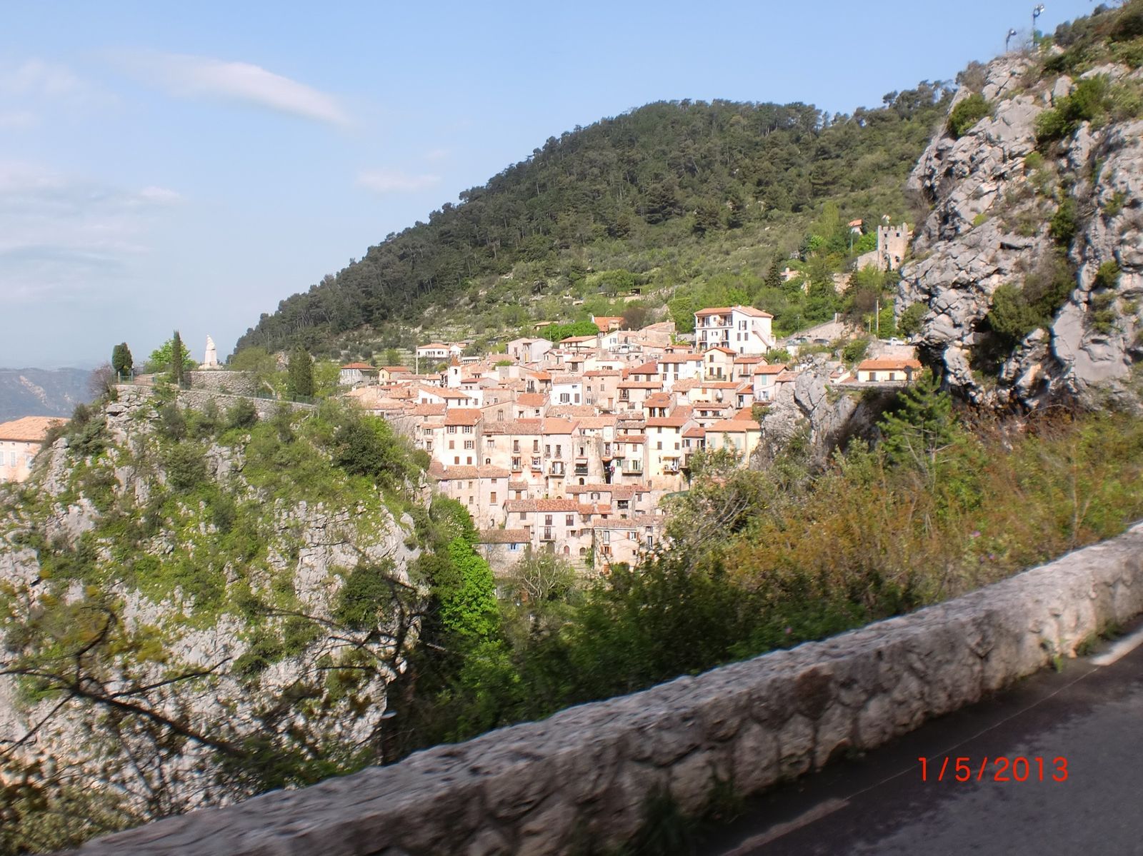 Nice, Monaco, Menton, col de la Madone, Peille, col Châteauneuf, col d ...
