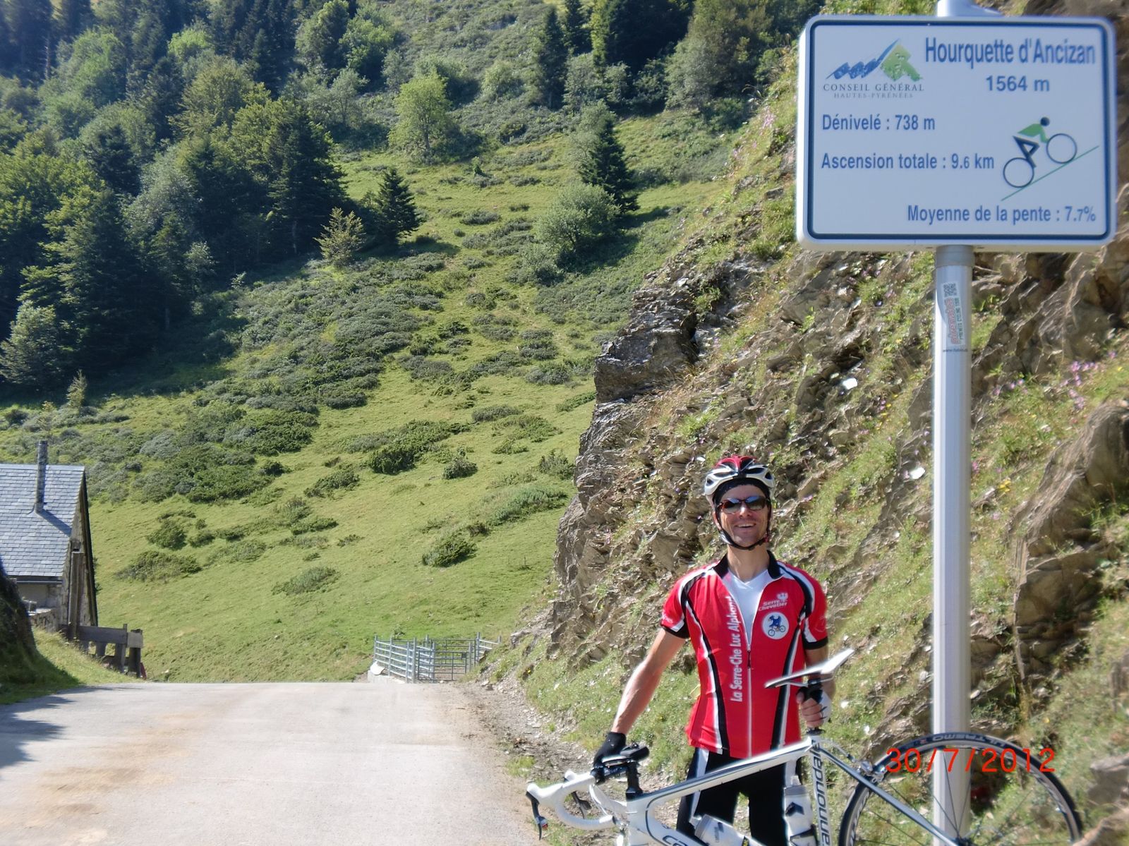Traversée des Pyrénées 2012 - étape 5 : Bagnères de Luchon - Luz Saint ...