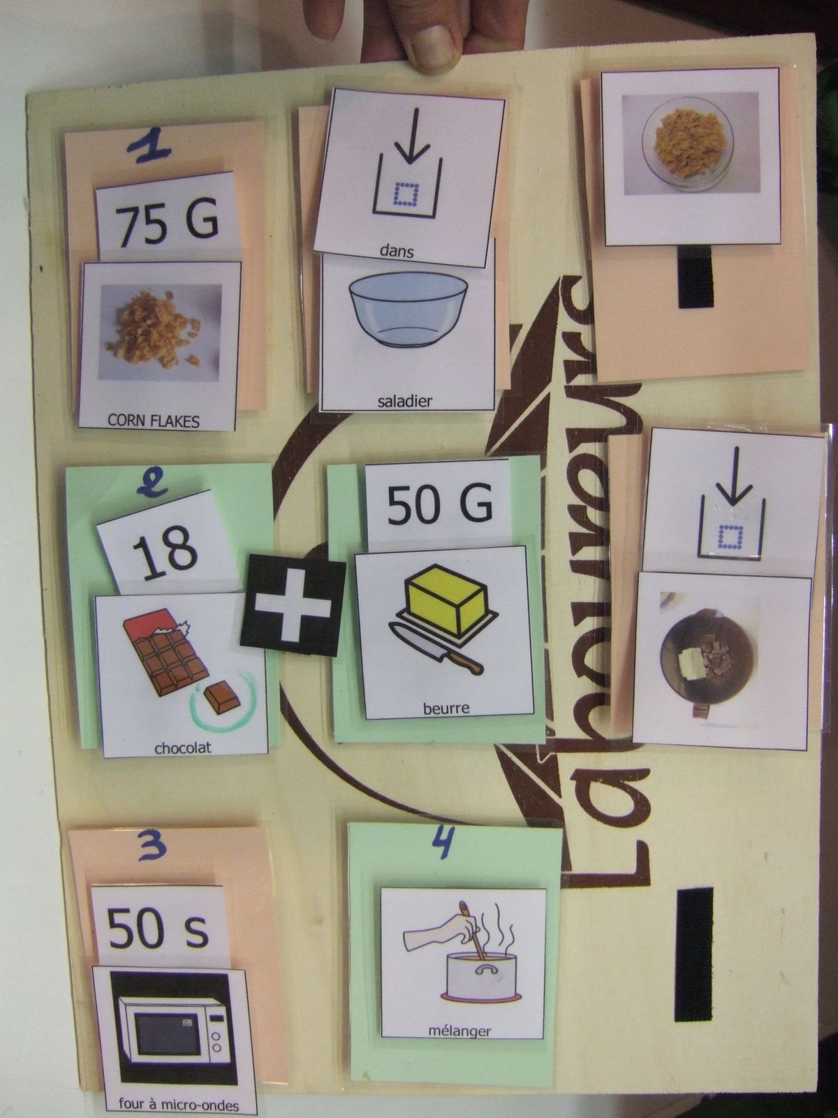 recette en pictogrammes : les roses des sables....hummmmm - Donne-moi ...