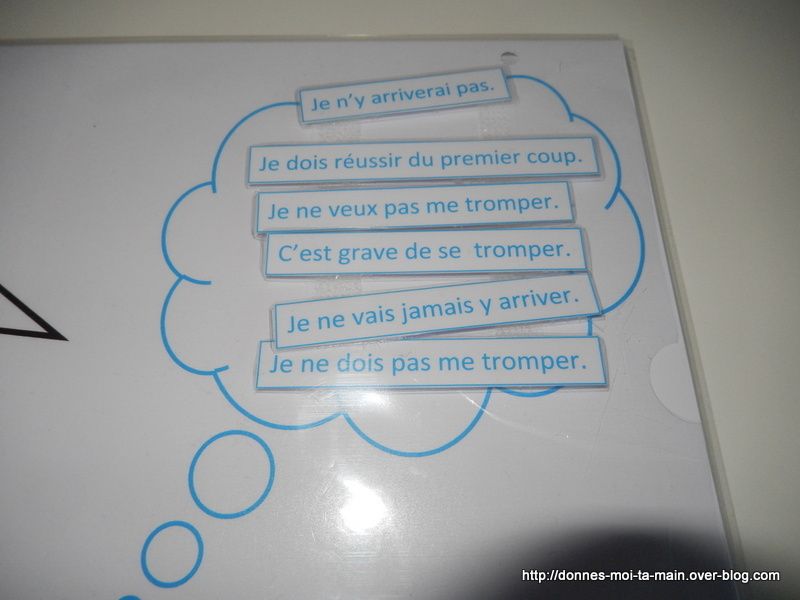 Apprendre a faire des erreurs, à essayer, à se tromper ... l'anxiété de ...