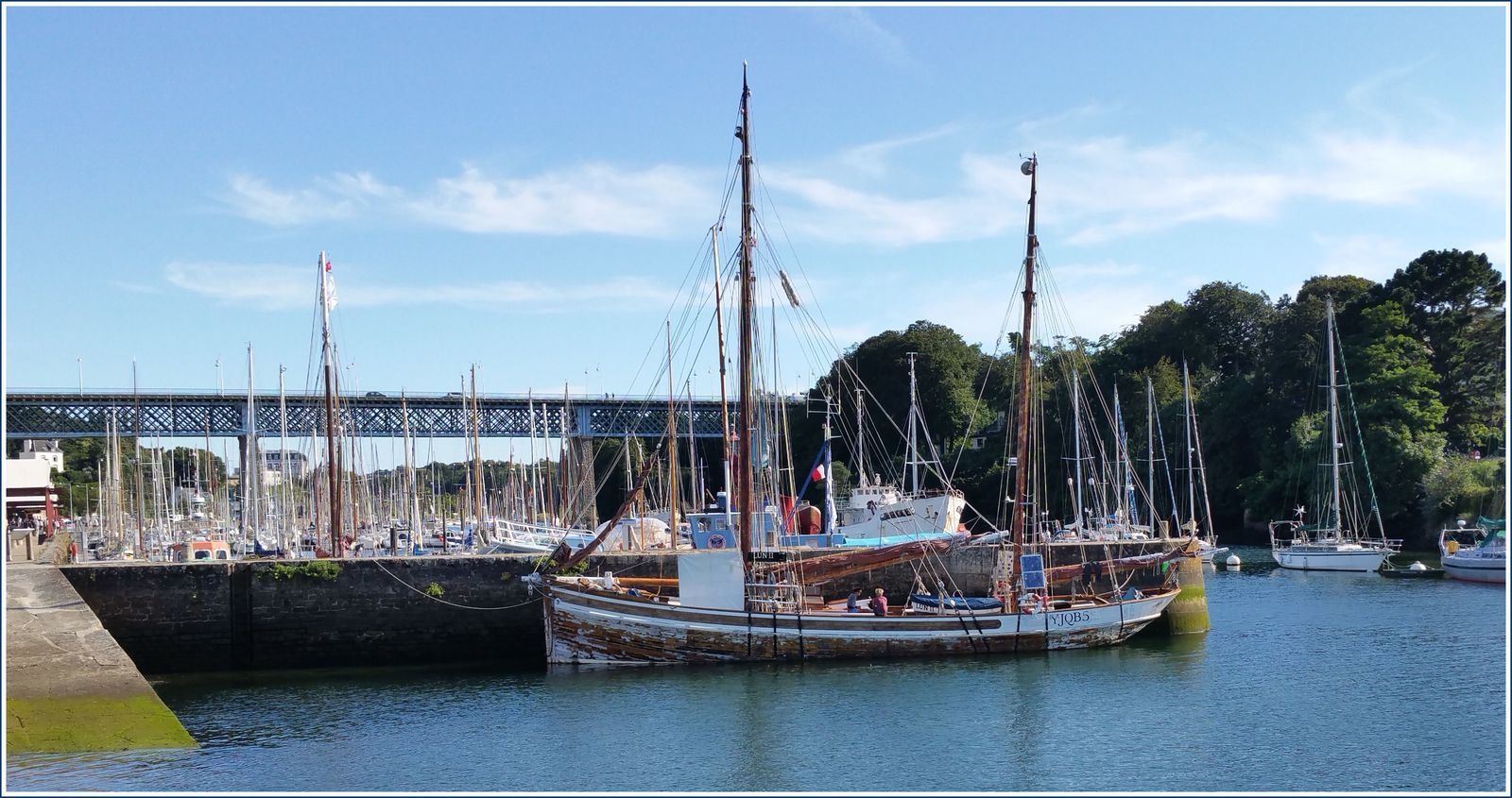 301 - LUN II, galéasse norvégienne de 1914, gréée en ketch aurique ...