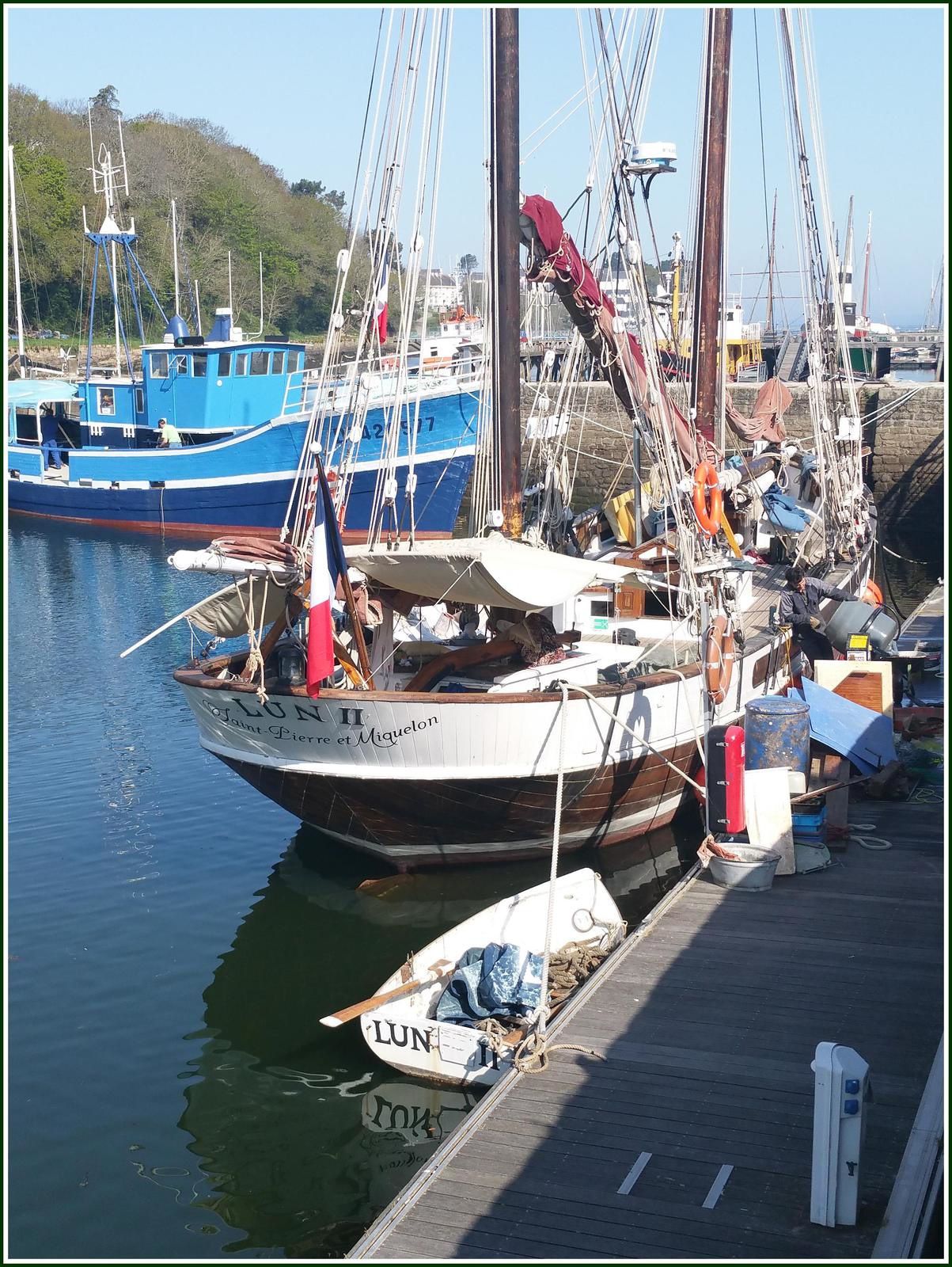 301 - LUN II, galéasse norvégienne de 1914, gréée en ketch aurique ...
