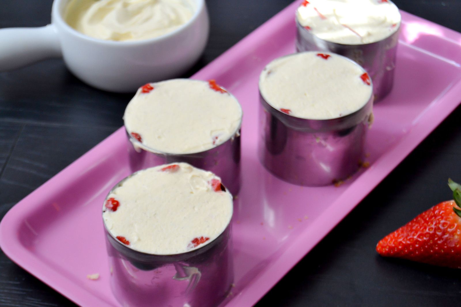 Mini Fraisier mousseline - shawanna recettes & foodography