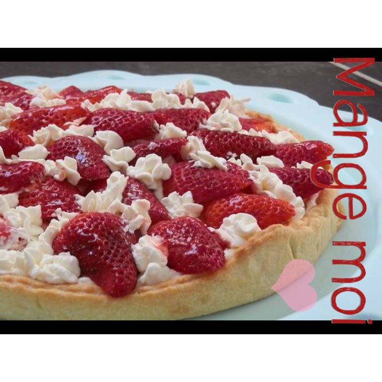 Tarte aux fraises mascarpone/chantilly - shawanna recettes & foodography