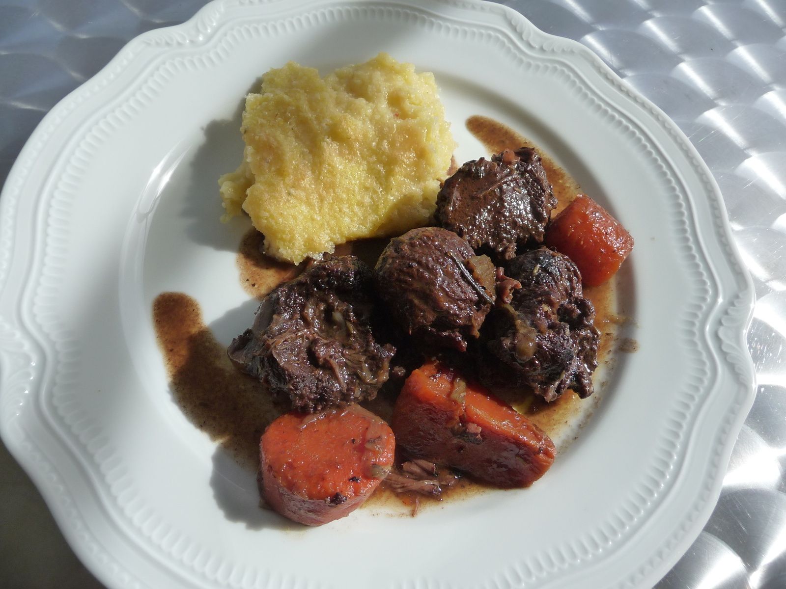 Joues de boeuf en Bourguignon au chocolat - Cuisine saveurs... et nature