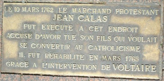 09 mars 1762 Condamnation à mort de Jean Calas - FO Retail Distribution