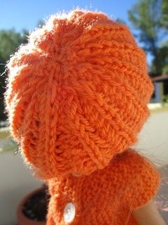 Bonnet orange pour poupée chéries de corolle+tuto - Le blog de iaia tri-cro-coud