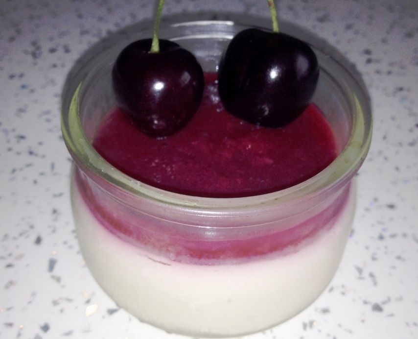 Panna Cotta vanille - fruits rouges - Chez Cyril