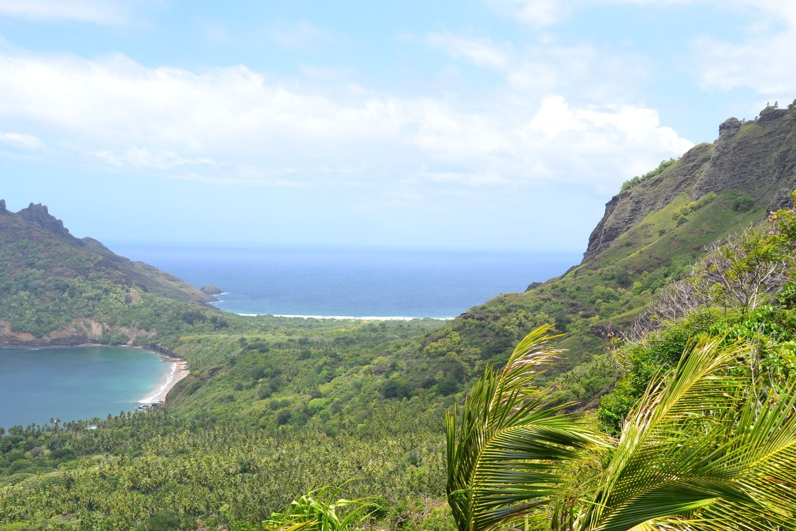 Nuku Hiva - Anaho et Haatuatua - La Semet family en Polynésie