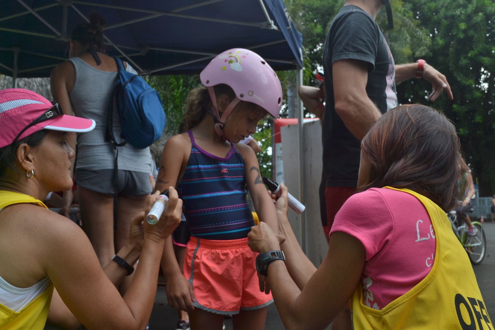 Le triathlon des familles - La Semet family en Polynésie