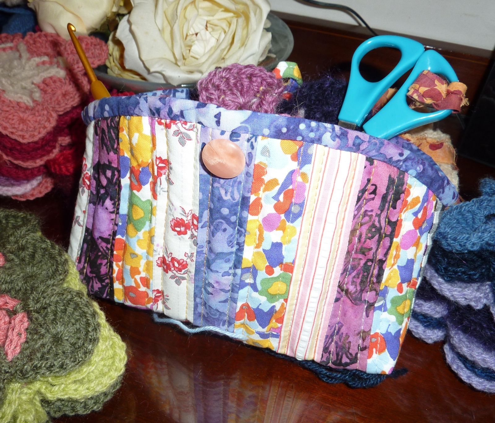 Tuto COUTURE : trousse patchwork simple #1 - Je tricotine, nous tricotinons