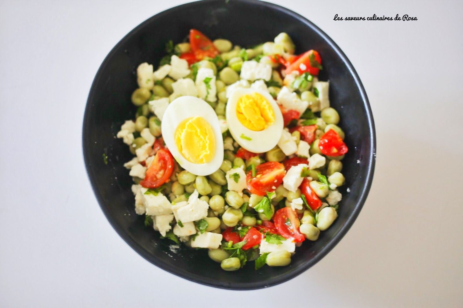 Salade de fèves vertes - Les saveurs culinaires de Rosa