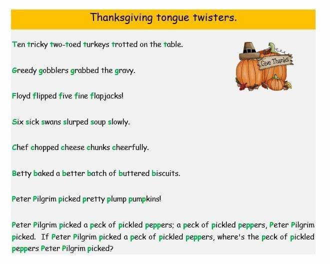 Thanksgiving - Mrs Mousset