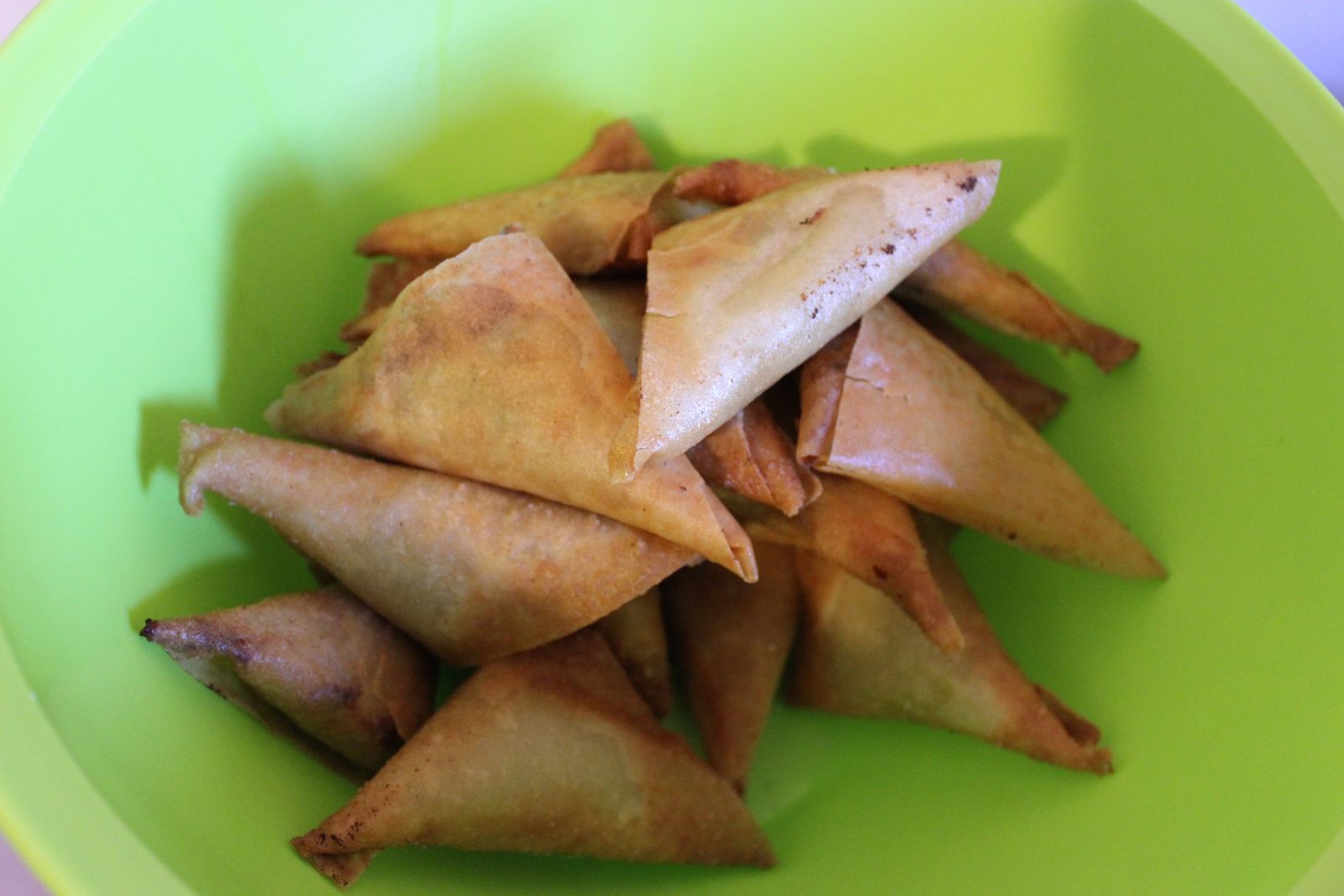 Samoussas maison farce au porc et veau. - Titou Cuisine