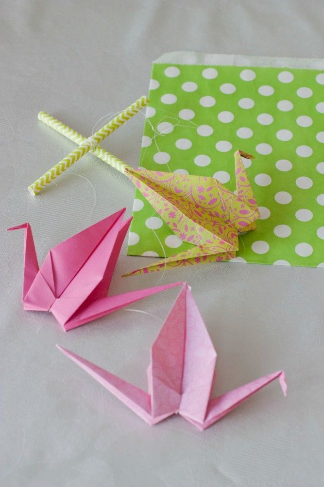 Petits mobiles en origami et sachets cadeaux! - L'atelier d'Angèle ...