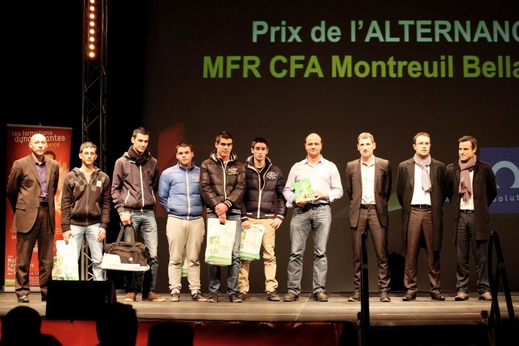 Prix de l'ALTERNANCE pour le CFA - CFA - MFR LA ROUSSELIERE