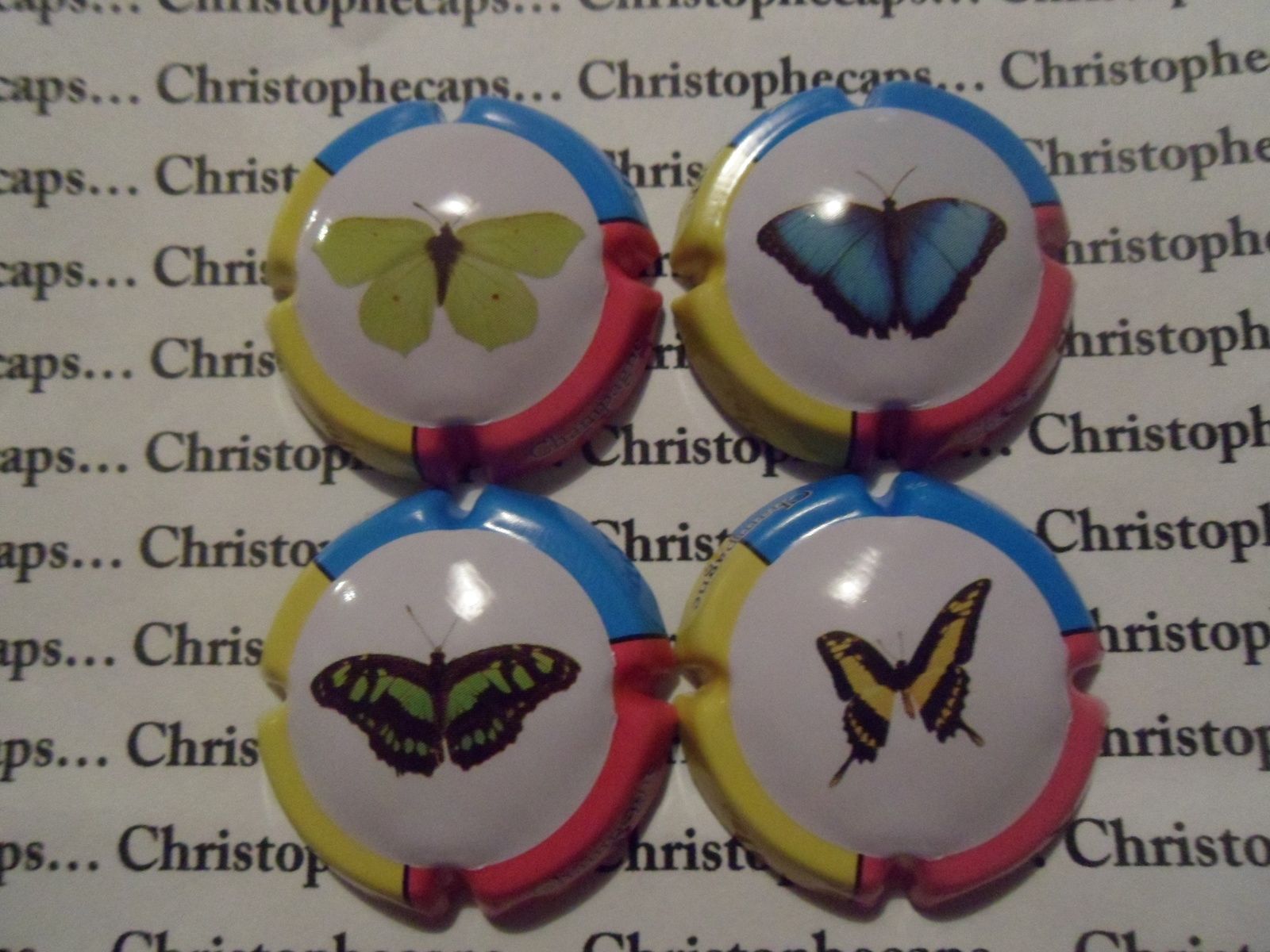 serie de 4 caps "papillons" - Le blog de christophecaps.over-blog.com