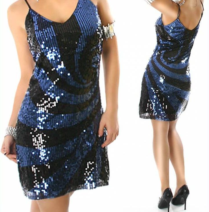 28,90€ ROBE SEXY! CLUBBING CLUBWEAR DISCO PAILLETTES OR ARGENT DISCO ...
