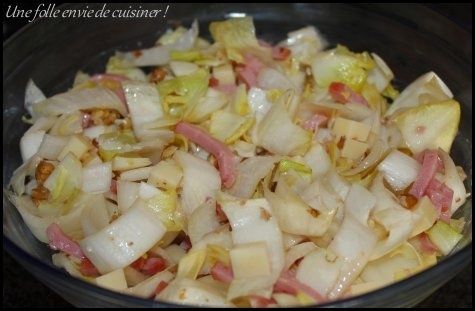 Salade composée d'endives