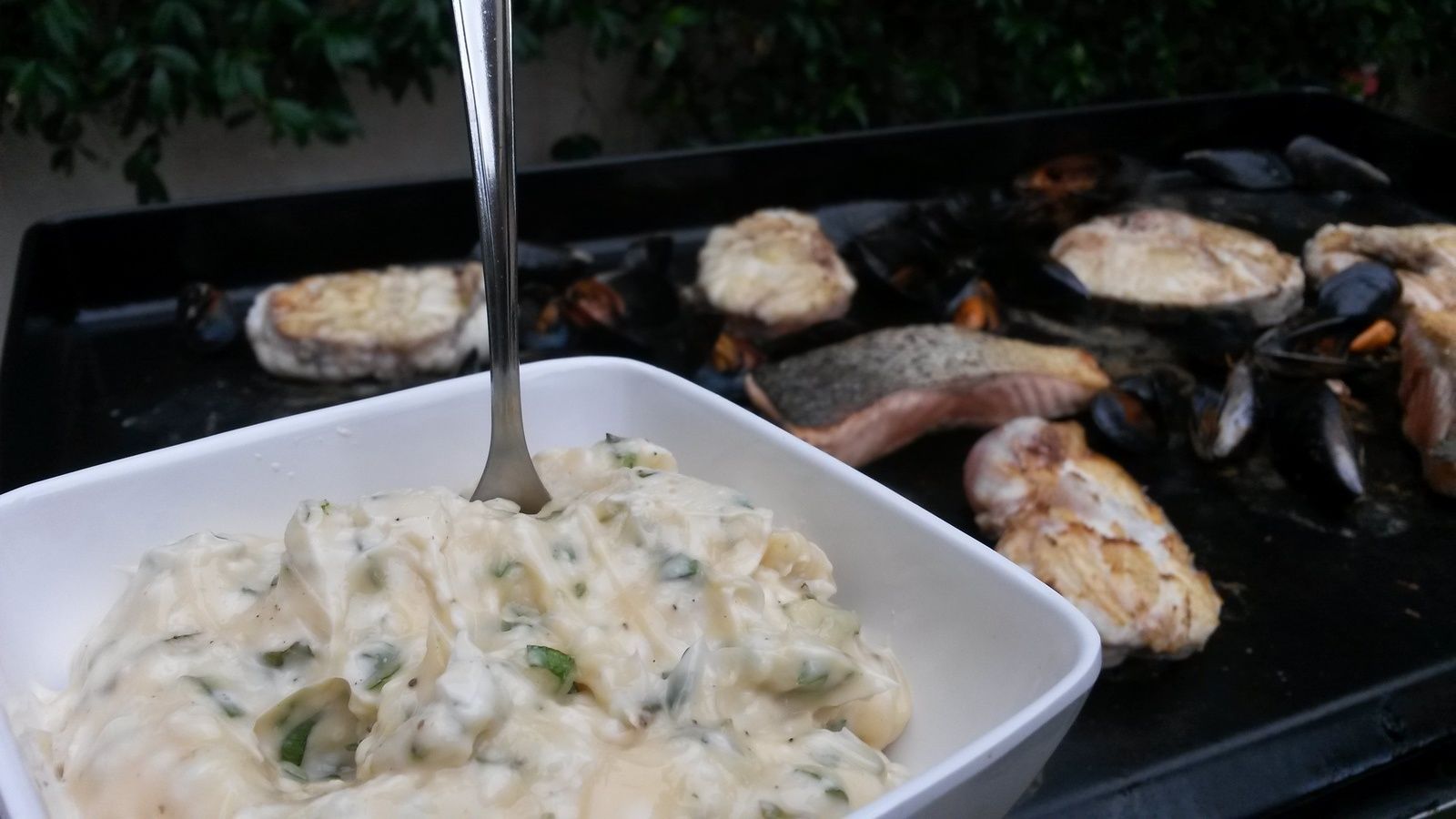 PARILLADA DE POISSONS ET CRUSTACES A LA PLANCHA - AAcook