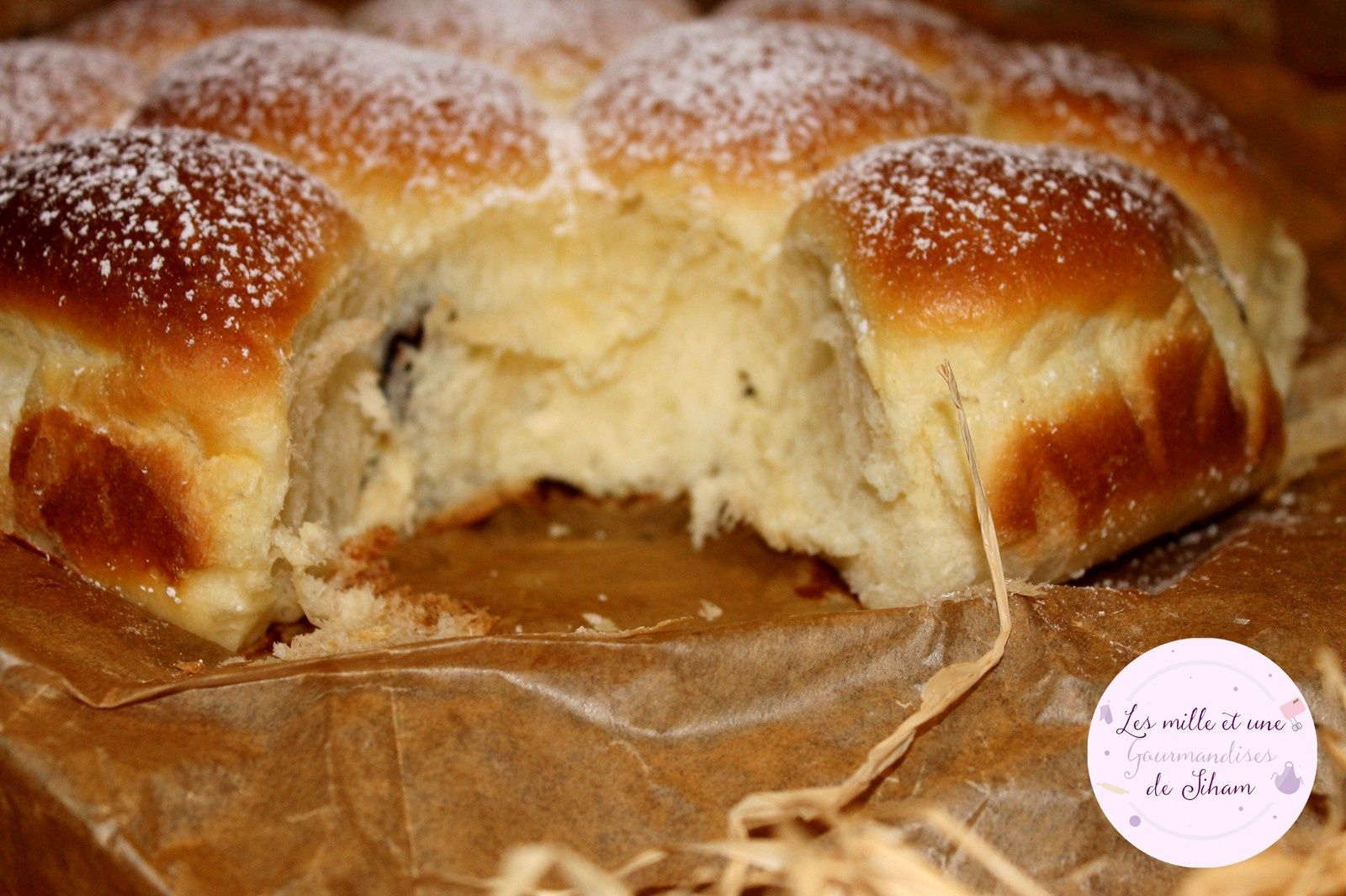 Brioche Butchy à la Crème et au Coeur Chocolaté