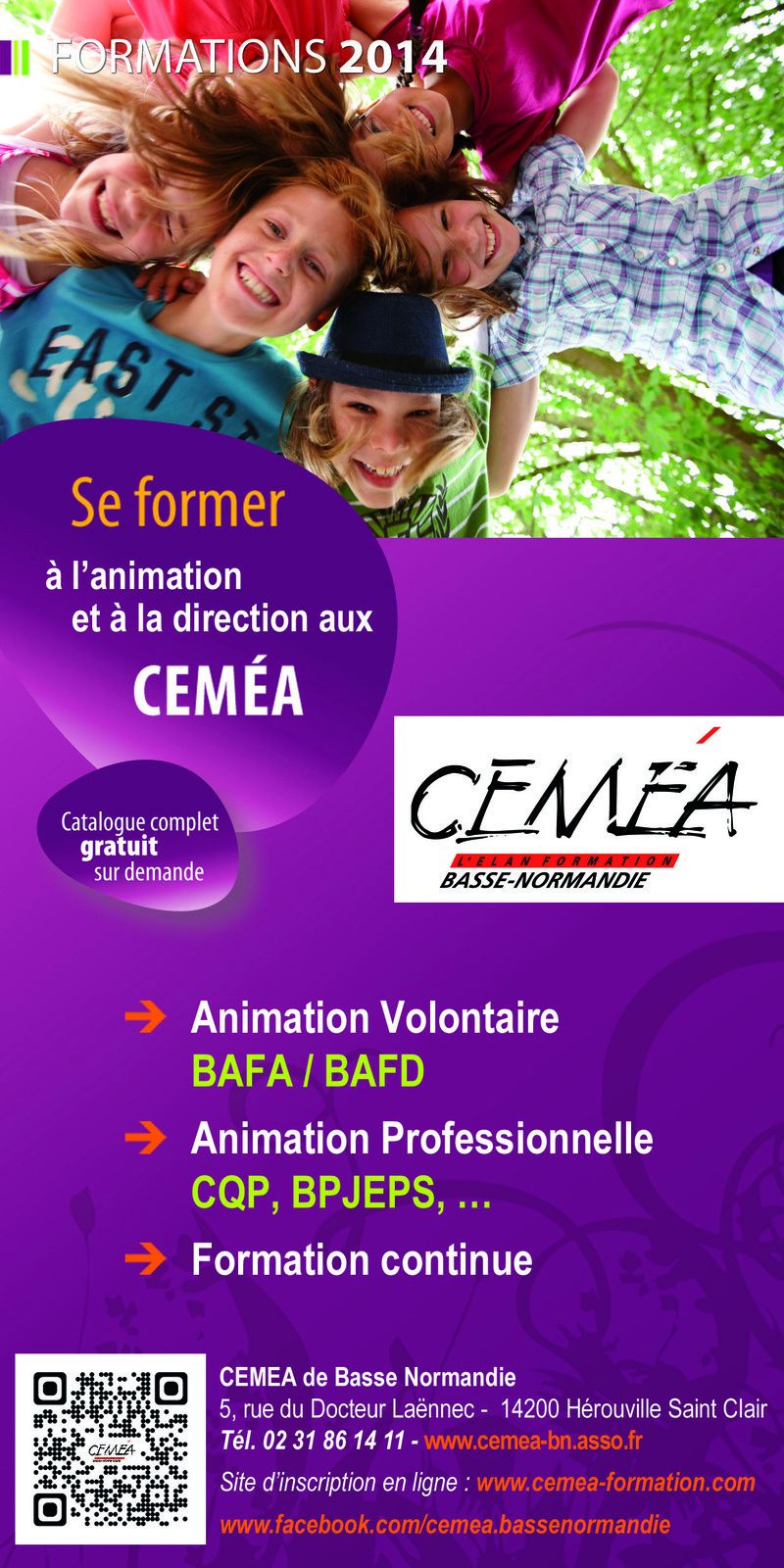 CEMEA FORMATIONS ANIMATION - Les CEMÉA de Normandie racontés
