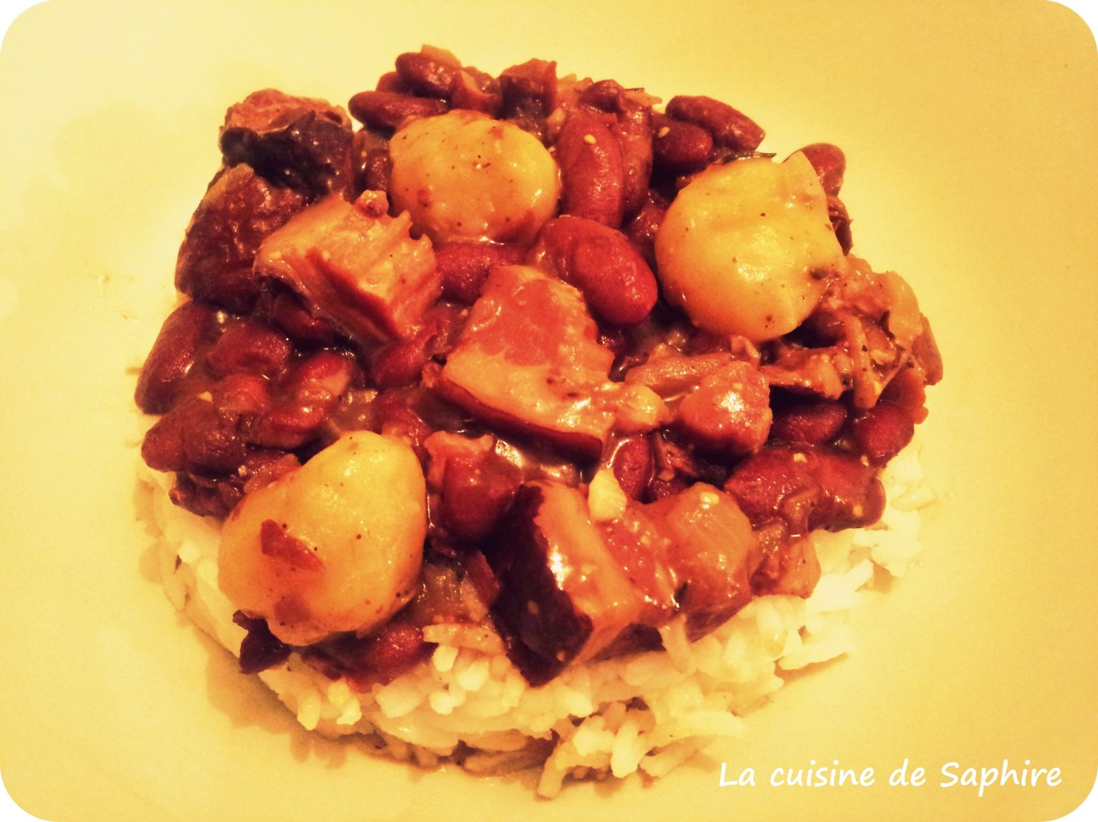 HARICOTS ROUGES DOMBRES LARD FUME - lacuisinedesaphire.over-blog.com