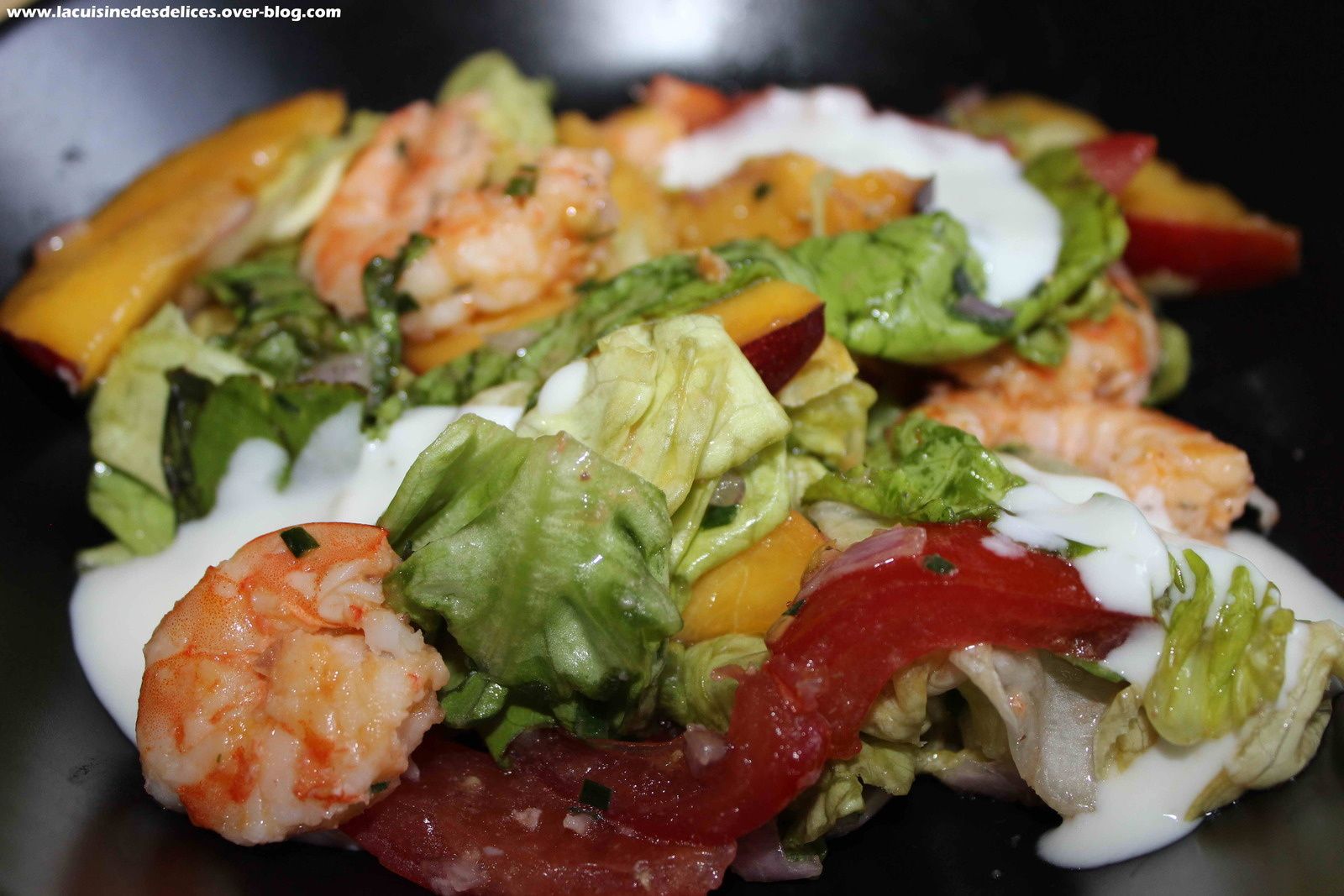 SALADE CROQUANTE DE LA MER - La cuisine des délices