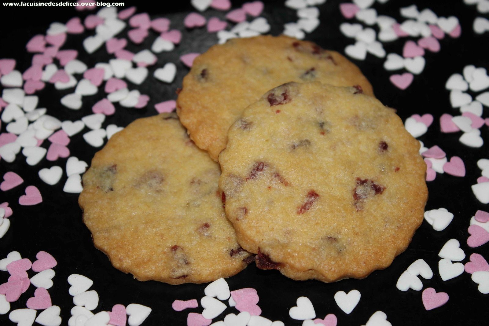 CRANBERRY SHORTBREAD - La cuisine des délices