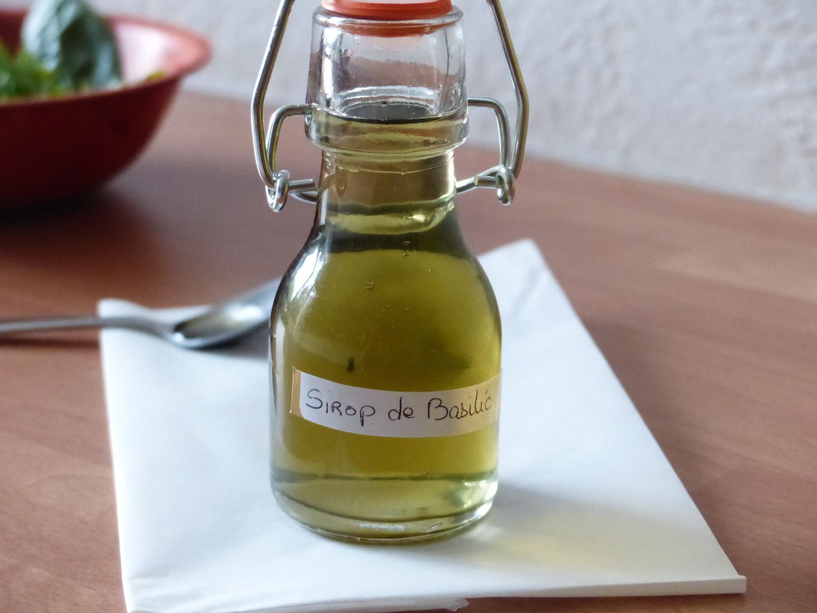 Sirop de basilic - Dans ma cuisine