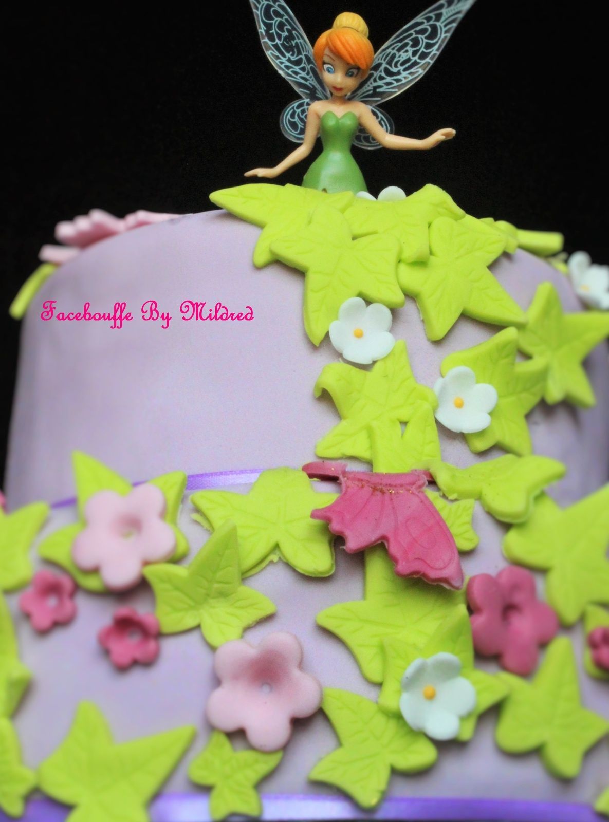 gateau fée Clochette - facebouffebymildred.over-blog.com