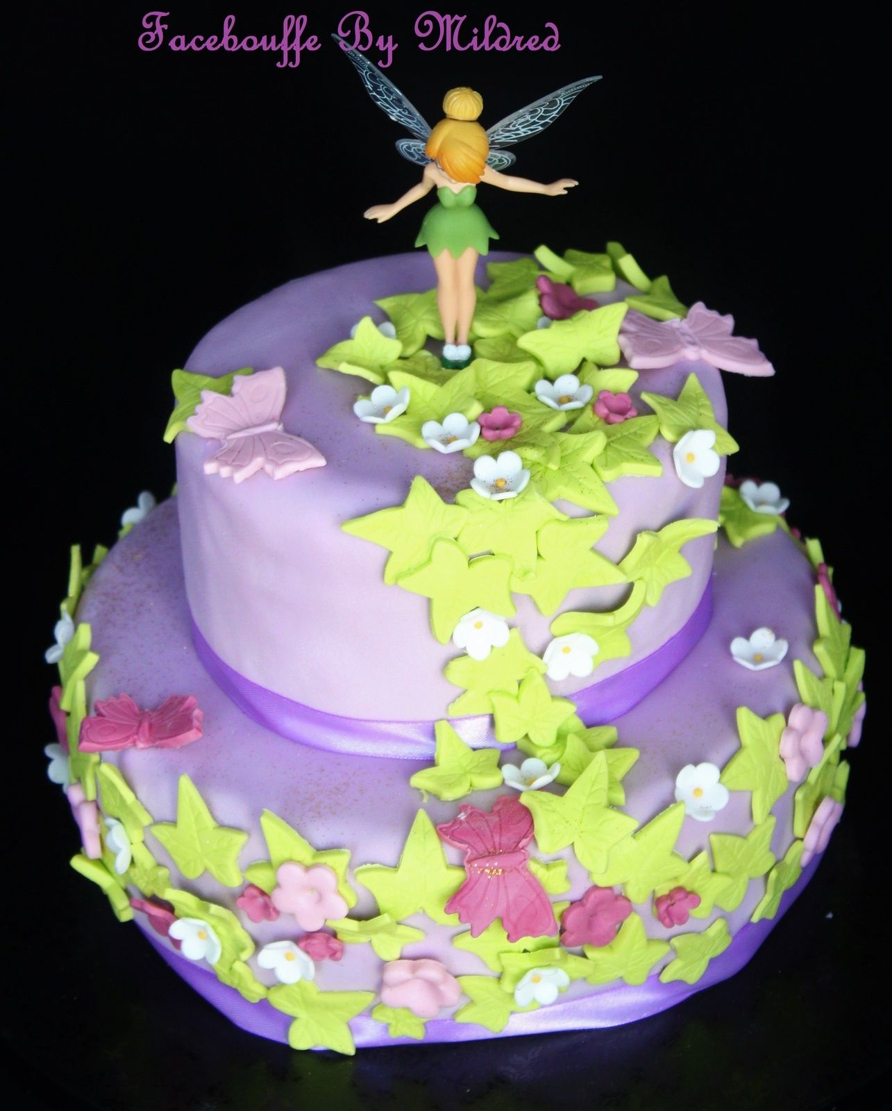 gateau fée Clochette - facebouffebymildred.over-blog.com