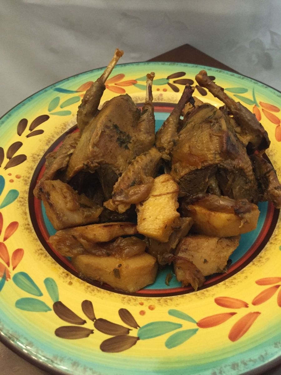 Pigeonneaux en cocotte, Hamam bil khodra - La Cuisine de AMAL