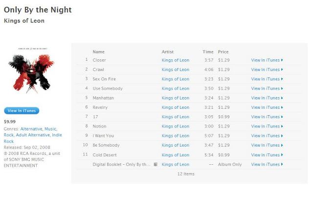 Kings of Leon - Only By the Night +DB [iTunes Plus AAC M4A] - PSXDB ...