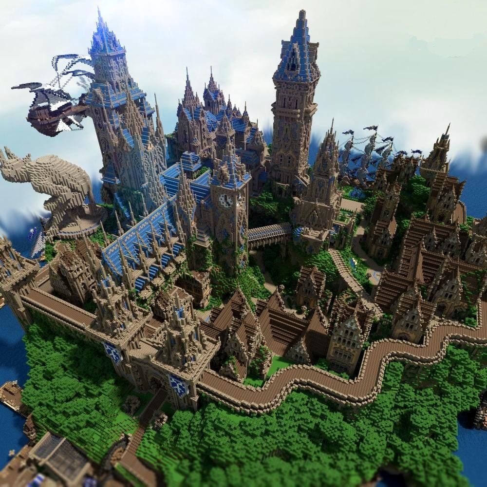 Halion : la plus grande ville médiévale - Minecraft-Zehir.over-blog.com