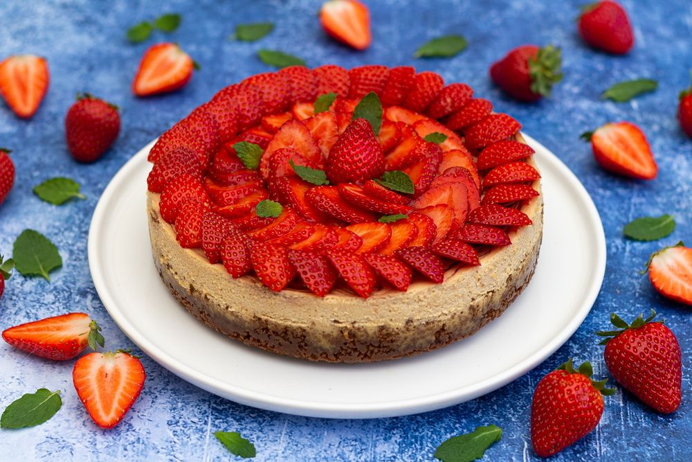 Cheesecake aux fraises - Amandine Cooking