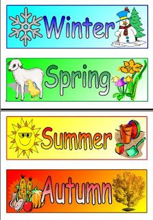 The seasons - Las estaciones del año