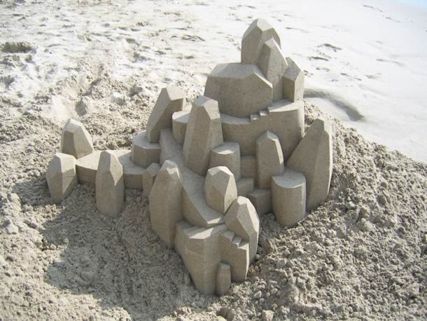 Des sculptures de sable - les folles colos