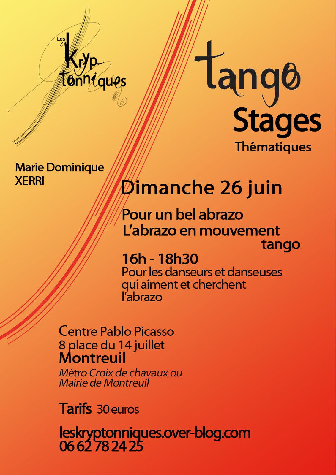 8-stages tango passés - Ateliers d'écriture - Paris-Montreuil - avec ...