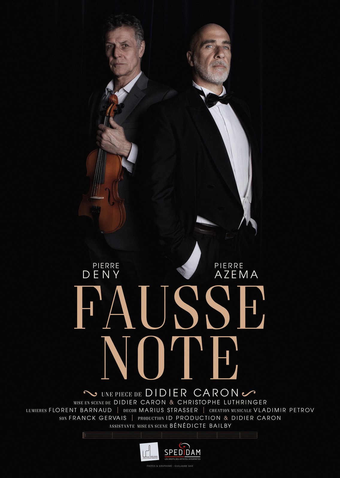 Affiche Fausse Note - Guillaume SAIX - WebmyArt///